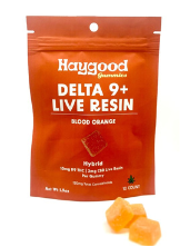 Blood Orange D9 Live Resin Gummies - Hybrid - Haygood – The Green Leaf